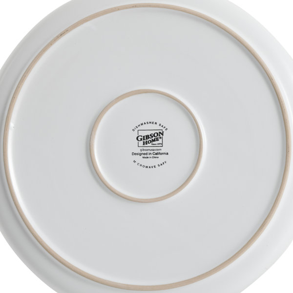 Gibson Everyday Essential 12 Piece Dinnerware Set, Service for 4 & Reviews | Wayfair